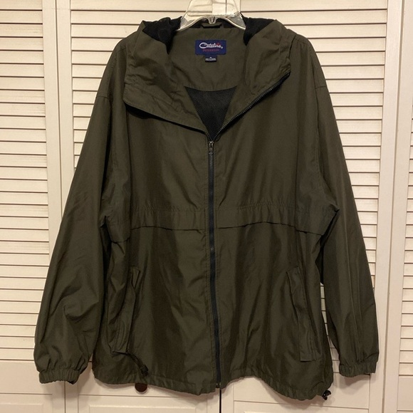 Catalina | Jackets & Coats | Vintage Catalina Army Green Zip Up Jacket ...